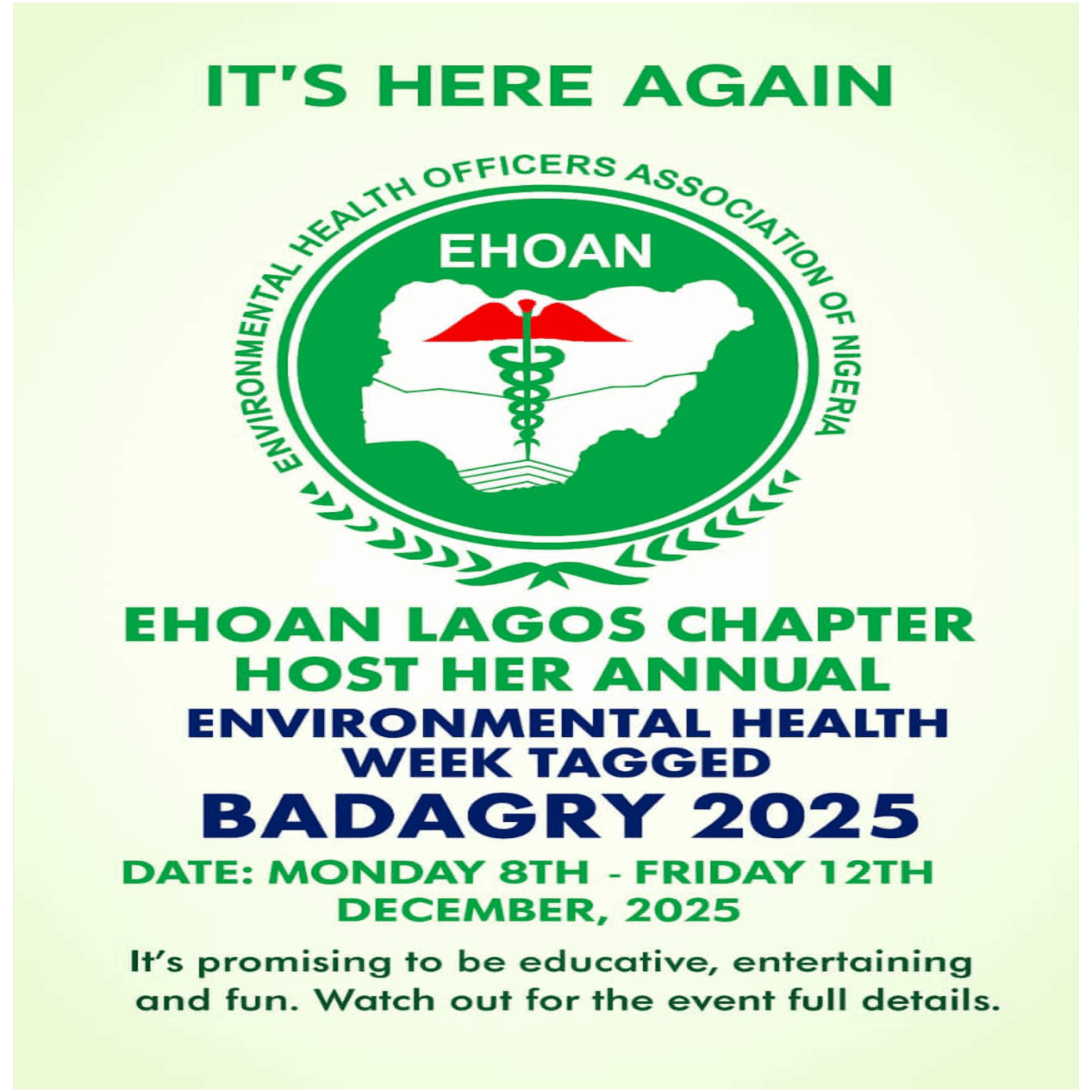 Our Esteemed Sponsors — EHOAN Lagos Announces the 2025 Environmental ...